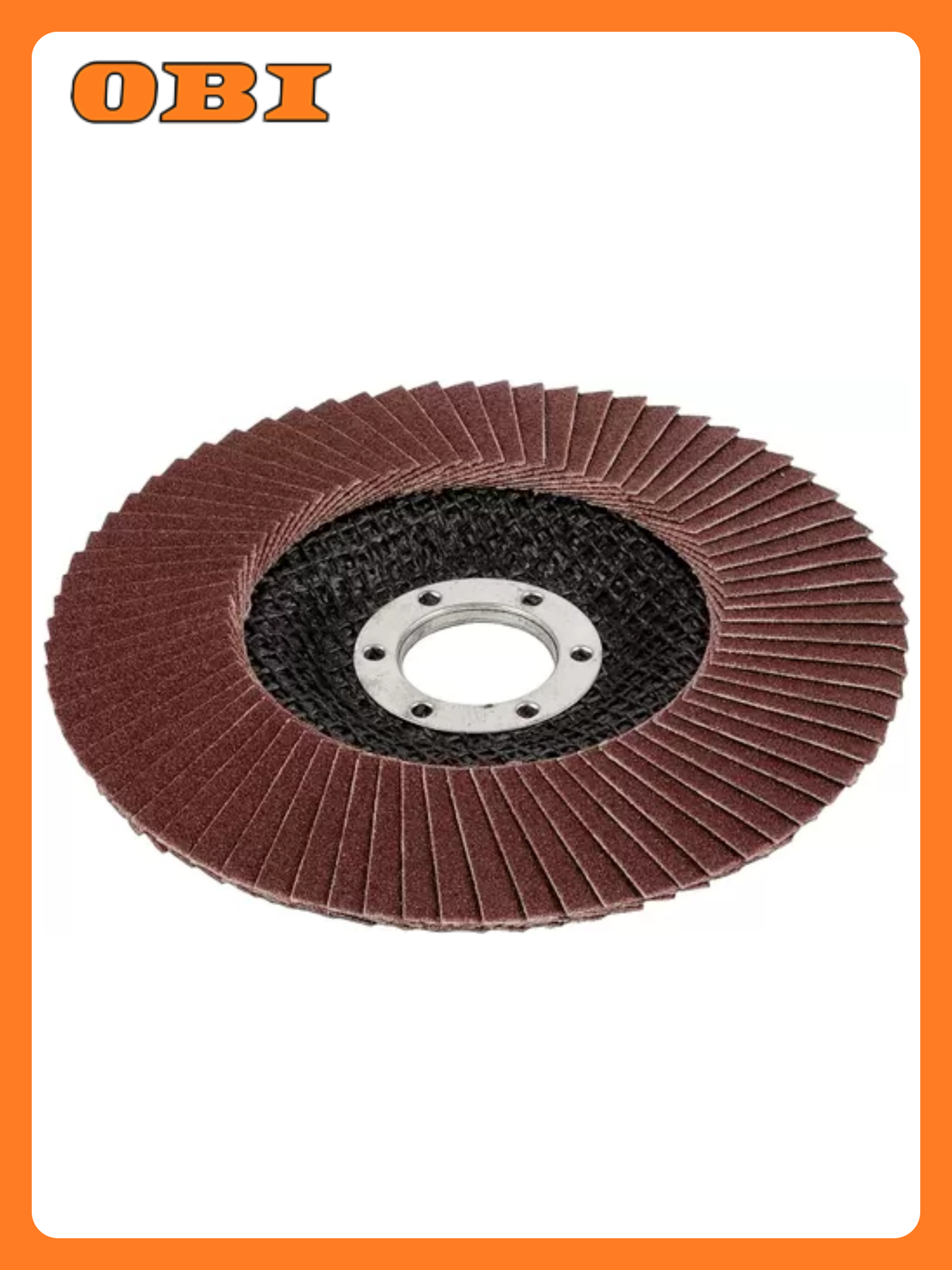 Круг лепестковый Strong СТУ-203, для дерева и металла, 125 мм, P80