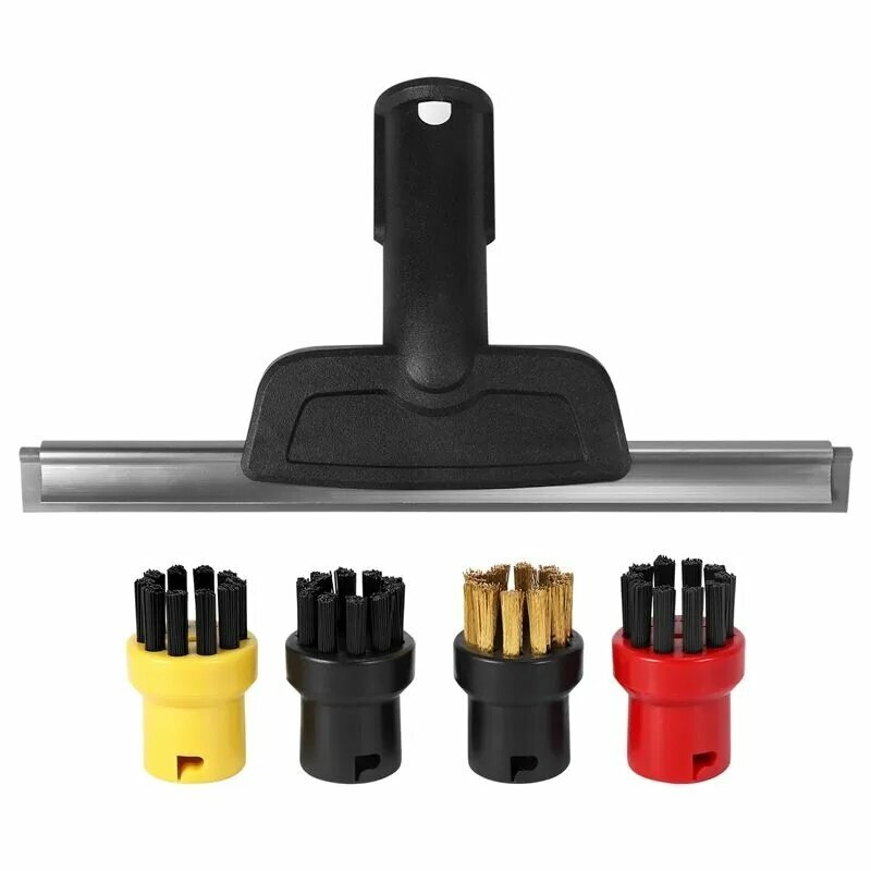 Насадка-скребок для окон Karcher SC2 SC3 SC4 CTK10 CTK20 с круглой щеткой