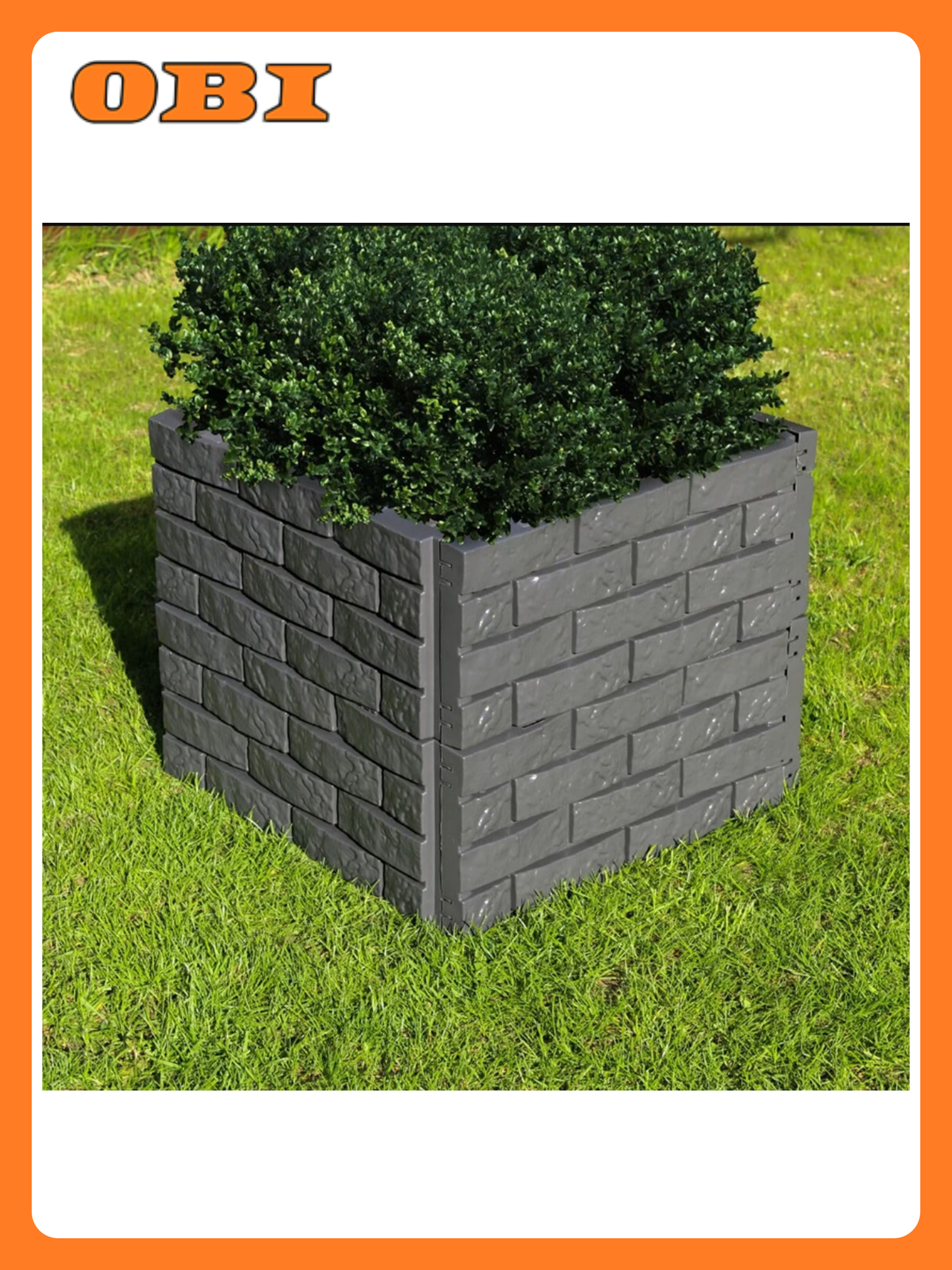 Конструктор универсальный садовый графит 4 шт