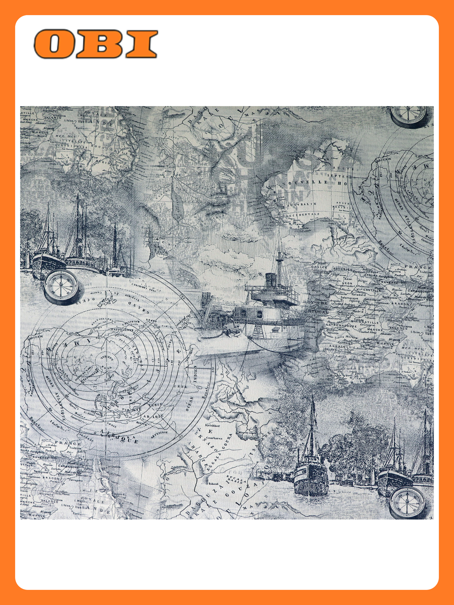 Обои Elysium винил Юнга Е801701 1,06x10,05м синие