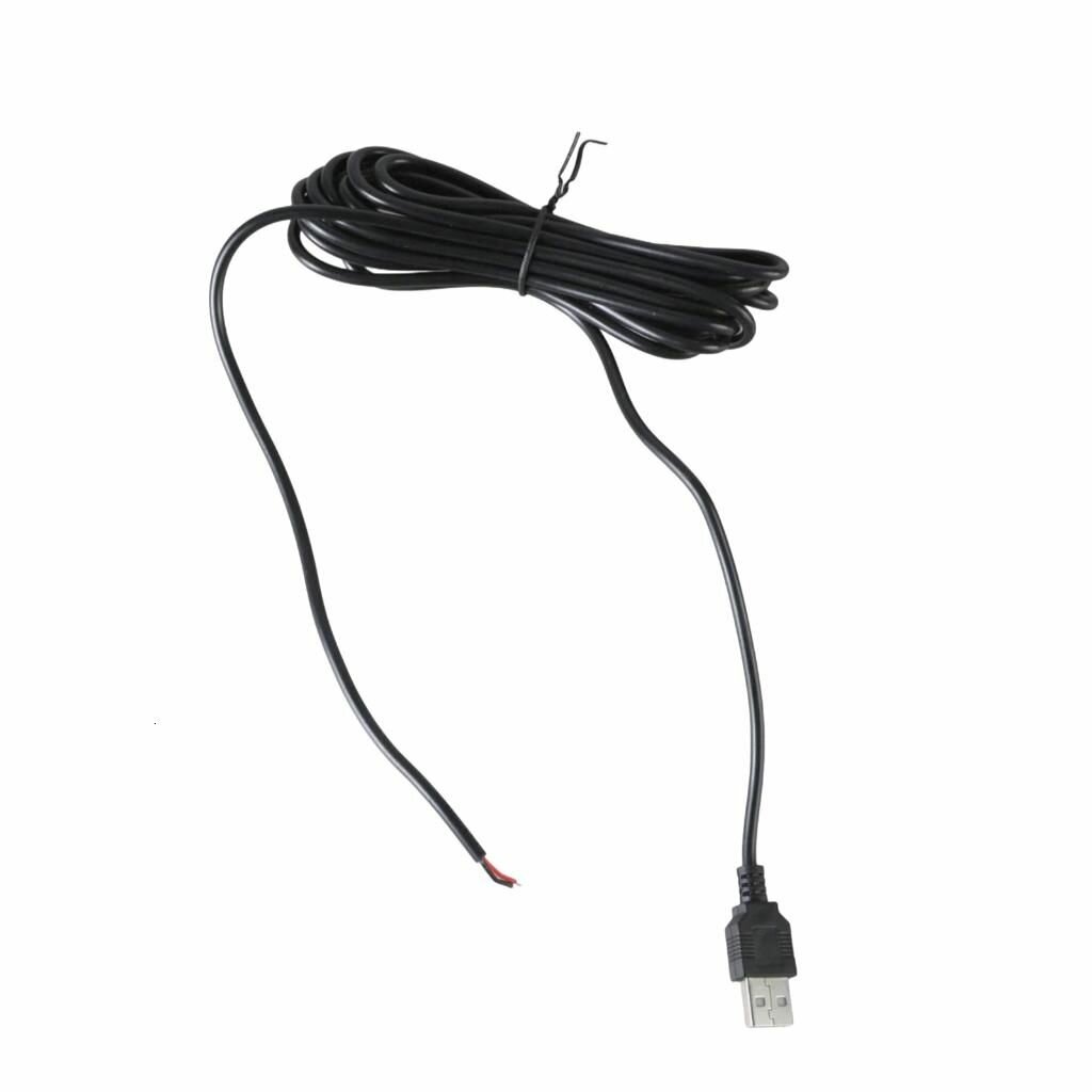 Адаптер питания, Кабель для зарядки с разъемом USB, 2-жильный источник питания, сварочный кабель-2 метра