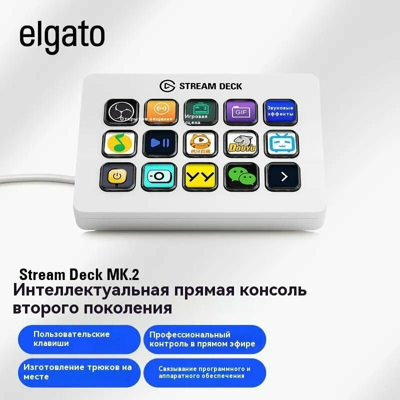 Игровая клавиатура, Клавиатура Elgato Stream Deck MK.2