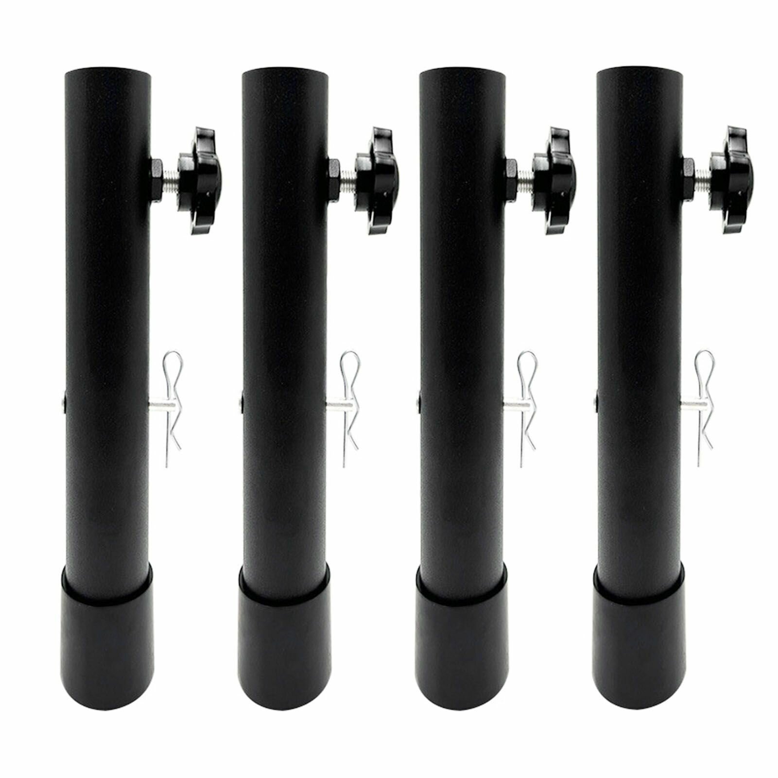 4 удлинителя для ножек стола из нержавейки, тип A, высота 44 см (17.3")