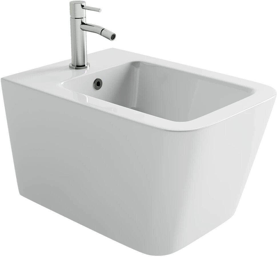 Биде подвесное Ceramicanova Miro CN11004 белый