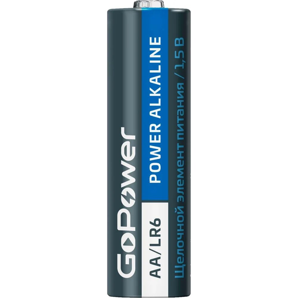 Батарейка GoPower LR6 AA пальчиковые Alkaline 1.5V 20 штук 00-00017748, универсального — фото 1