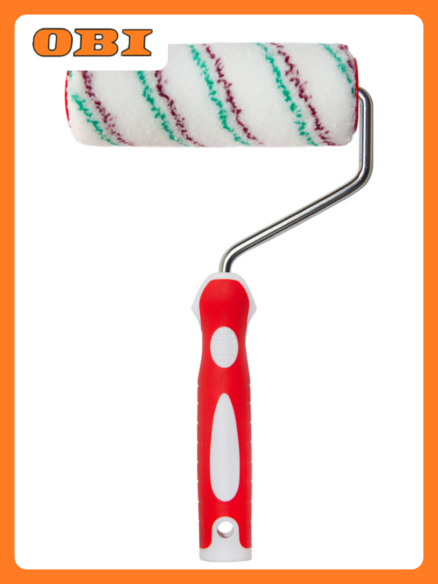 Валик малярный с ручкой, полиэстер 12/48/180 мм, под ручку 8 мм PARADE