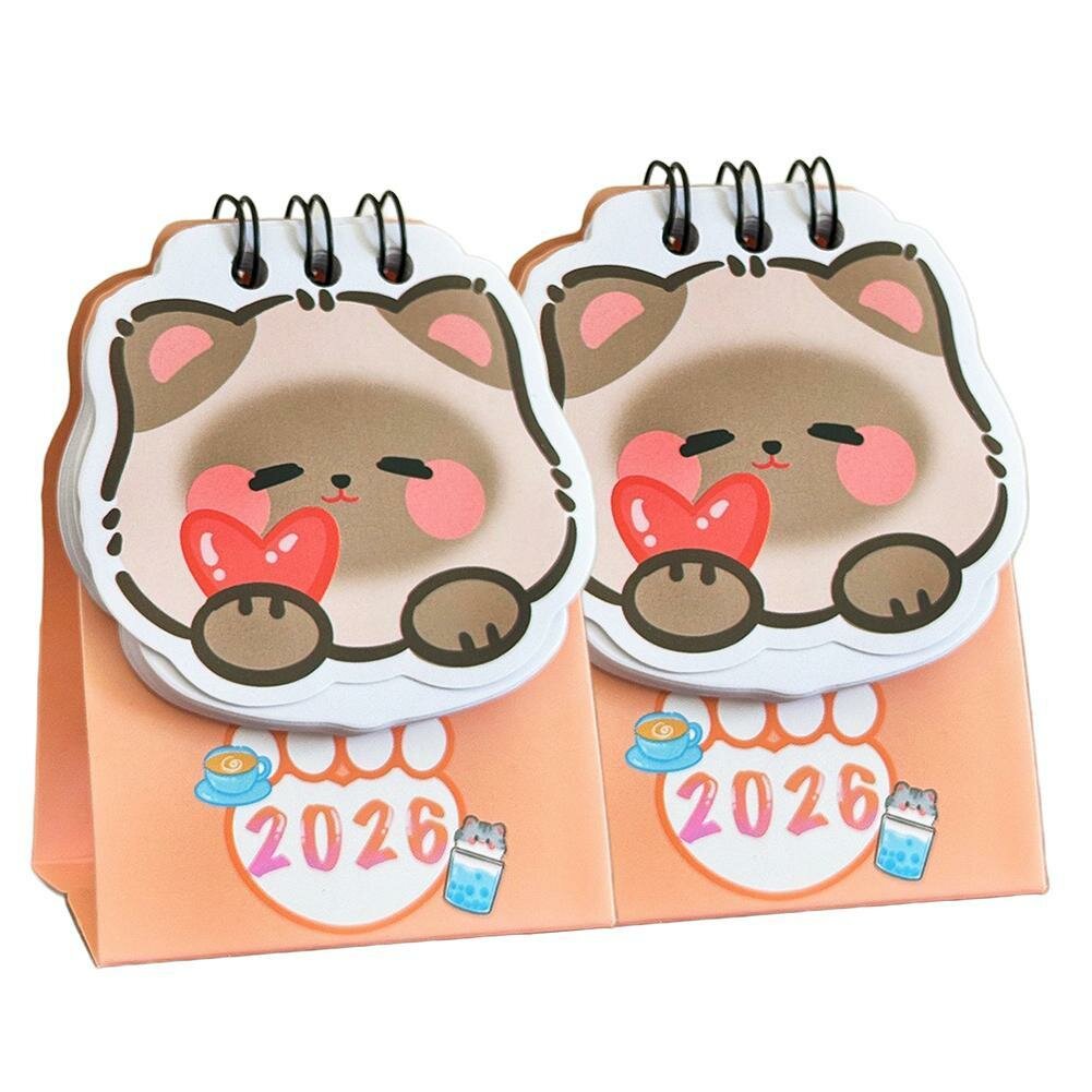 Новогодний календарь Cartoon Cat на 2026 год