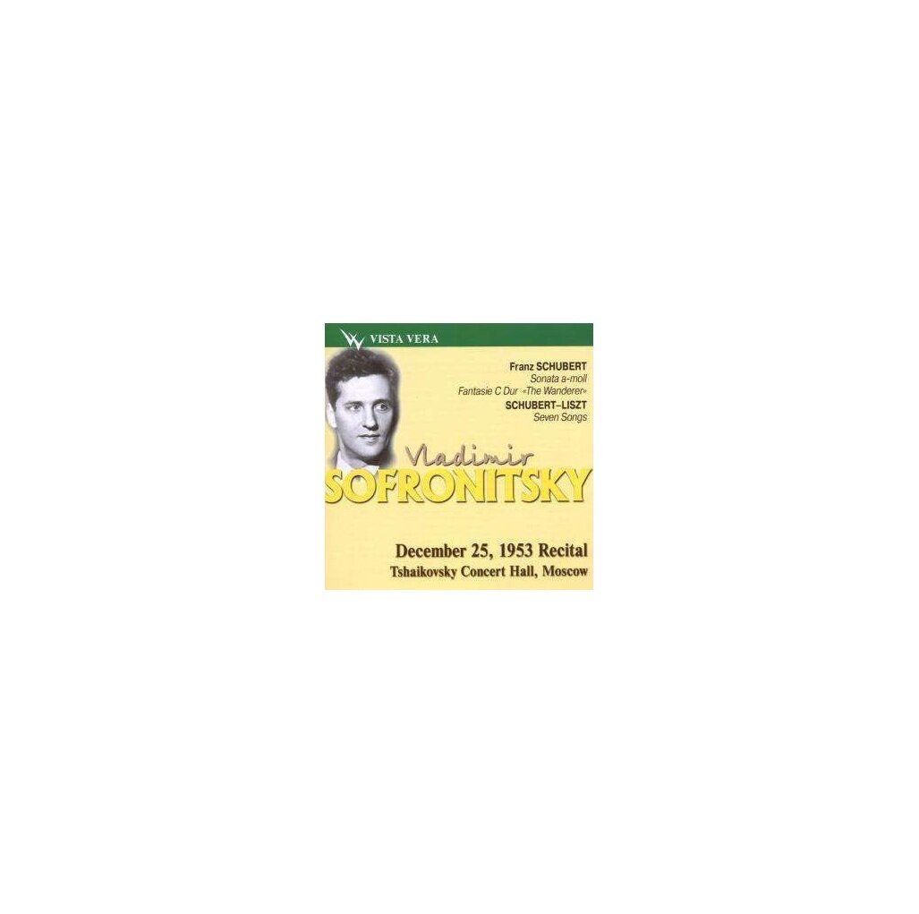 Диск Vladimir Sofronitzky, Klavier (1 CD)