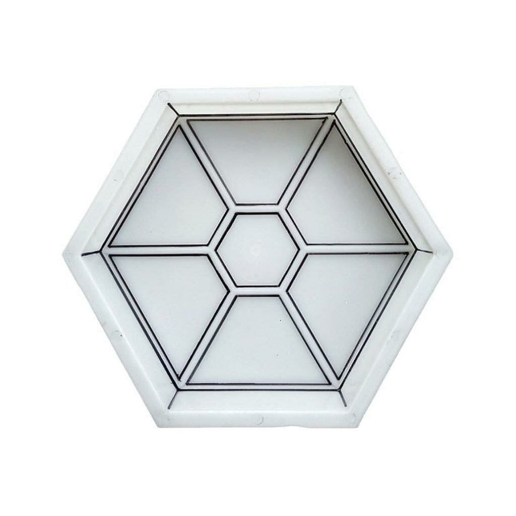 Шестиугольная форма для цементного кирпича