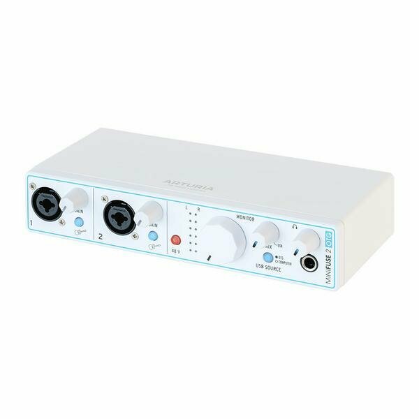 Аудиоинтерфейс Arturia MiniFuse 2 OTG White — фото 1