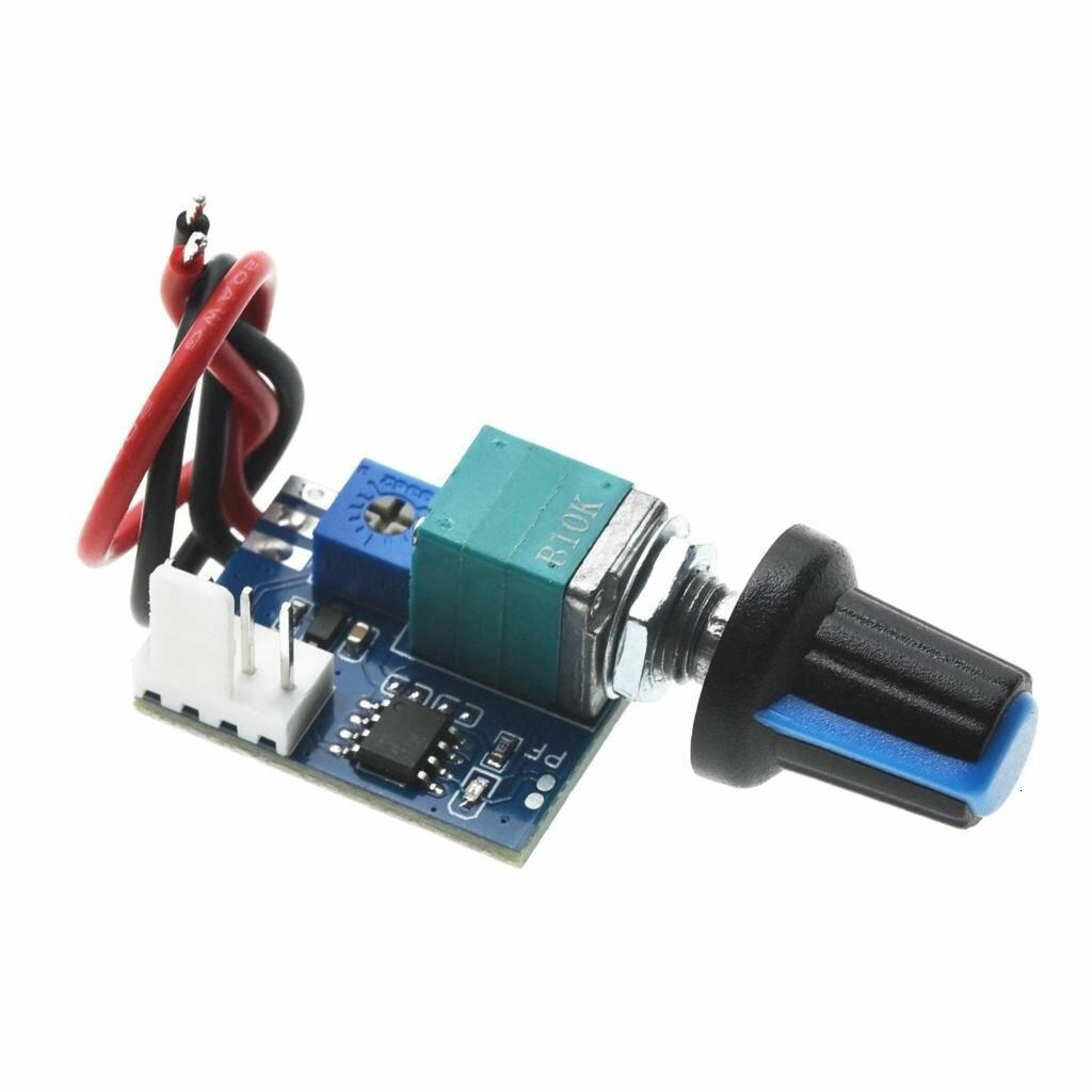ШИМ-регулятор скорости вентилятора корпуса компьютера 12V одноканальный 4-контактный с низким энергопотреблением-с проводом