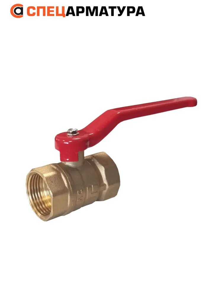 Кран шаровый латунный 11Б27п1 Ду 50 ( 1,6 МПа, Т 150, L 93), с ручкой