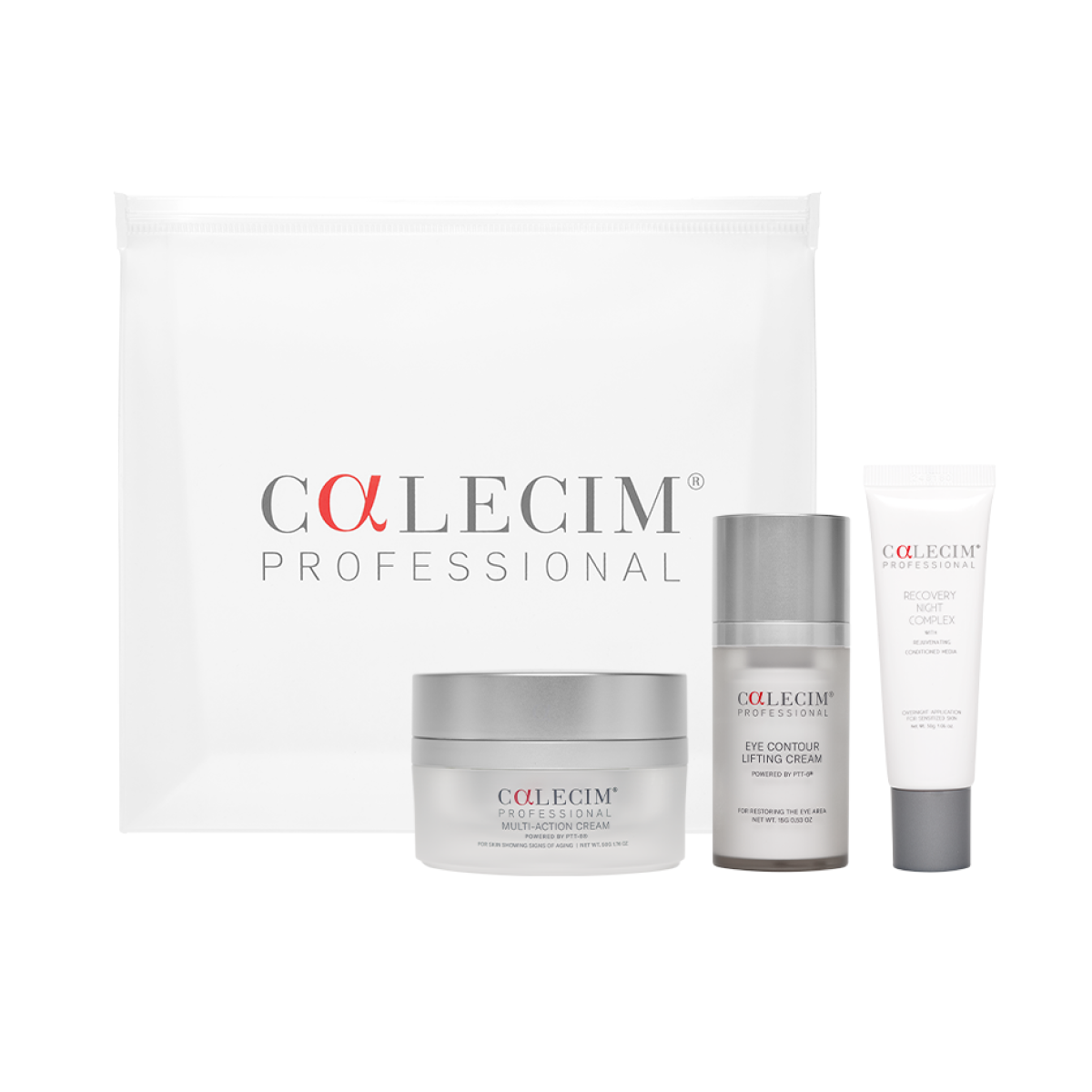 CALECIM Антивозрастной комплекс "Обратный отсчёт" c PTT-6 технологией, 30г+50г+15г+1шт