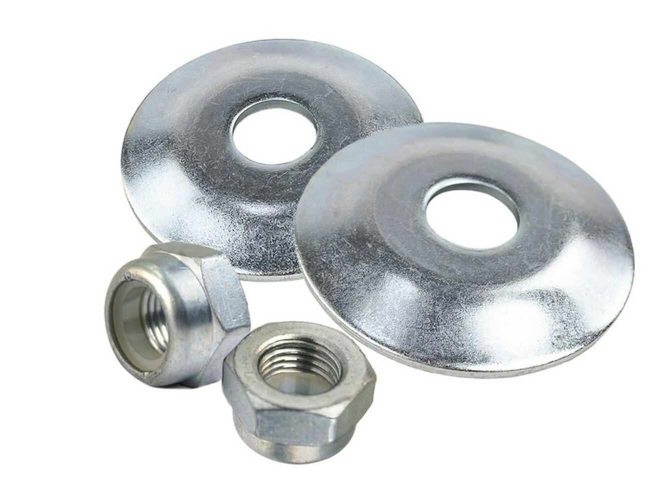 Комплект ограничителей хода верхних опор стоек с гайками штока 2 шт на Лада Калина, Калина 2, Гранта, Гранта FL, Приора