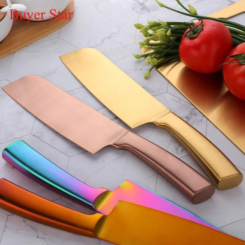 BUYER STAR Кухонный нож для мяса, для овощей, длина лезвия 16 см