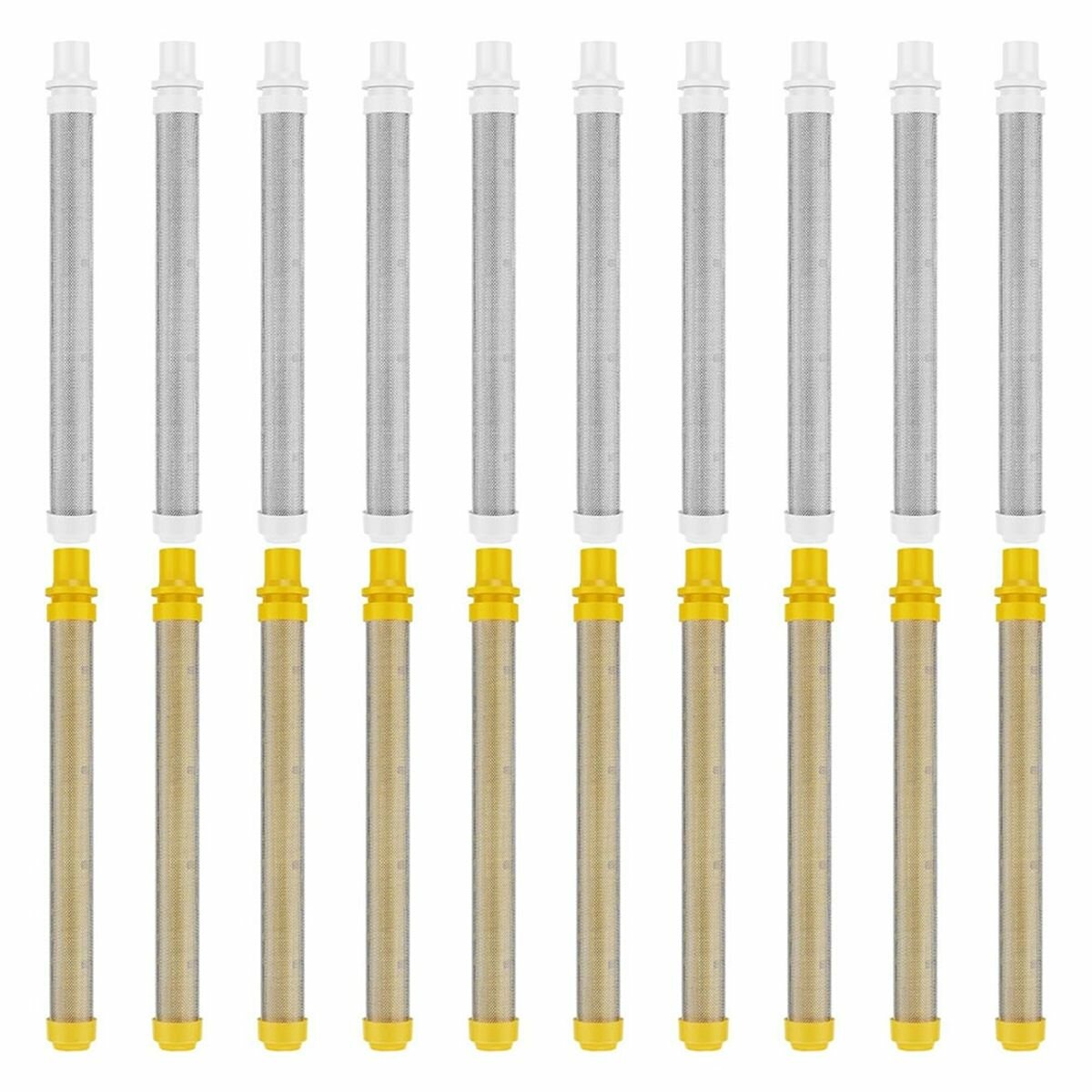 Фильтр для безвоздушного краскопульта (20 шт.), набор фильтров для инструментов, универсальная сетка 60 и 100 ячеек