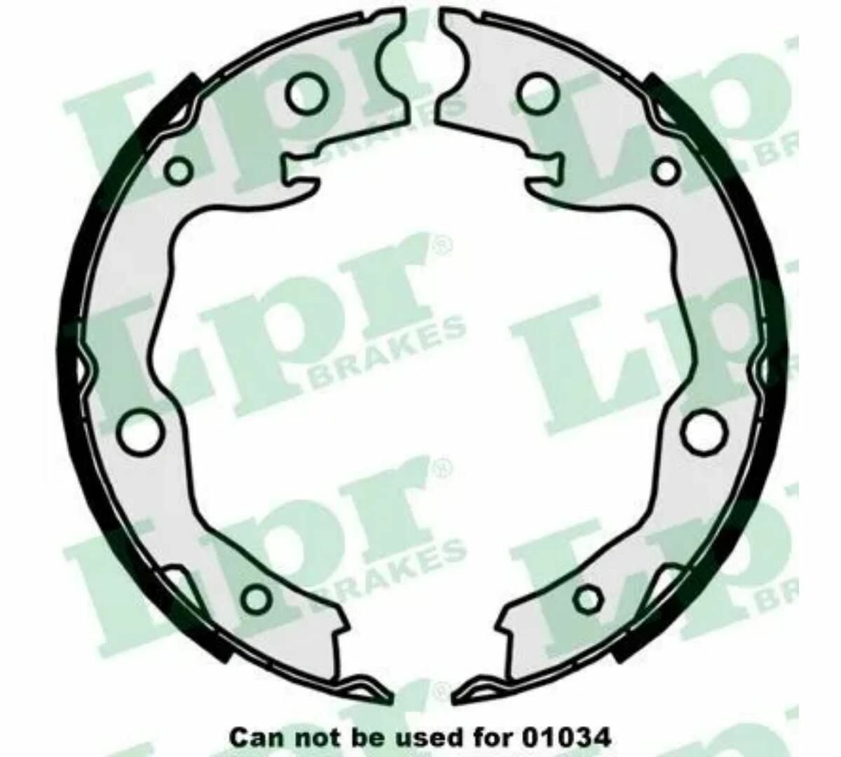 Колодки тормозные AP 9870, барабанные ручного тормоза, 172x32 мм, Nissan Juke 10, X-Trail 07, Qashqai 07, Renault Koleos 08, Toyota RAV4 06