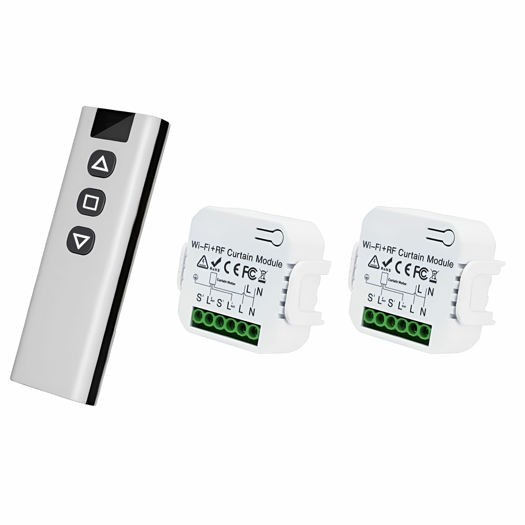 Tuya Smart Curtain Switch WiFi Модуль управления рольставнями