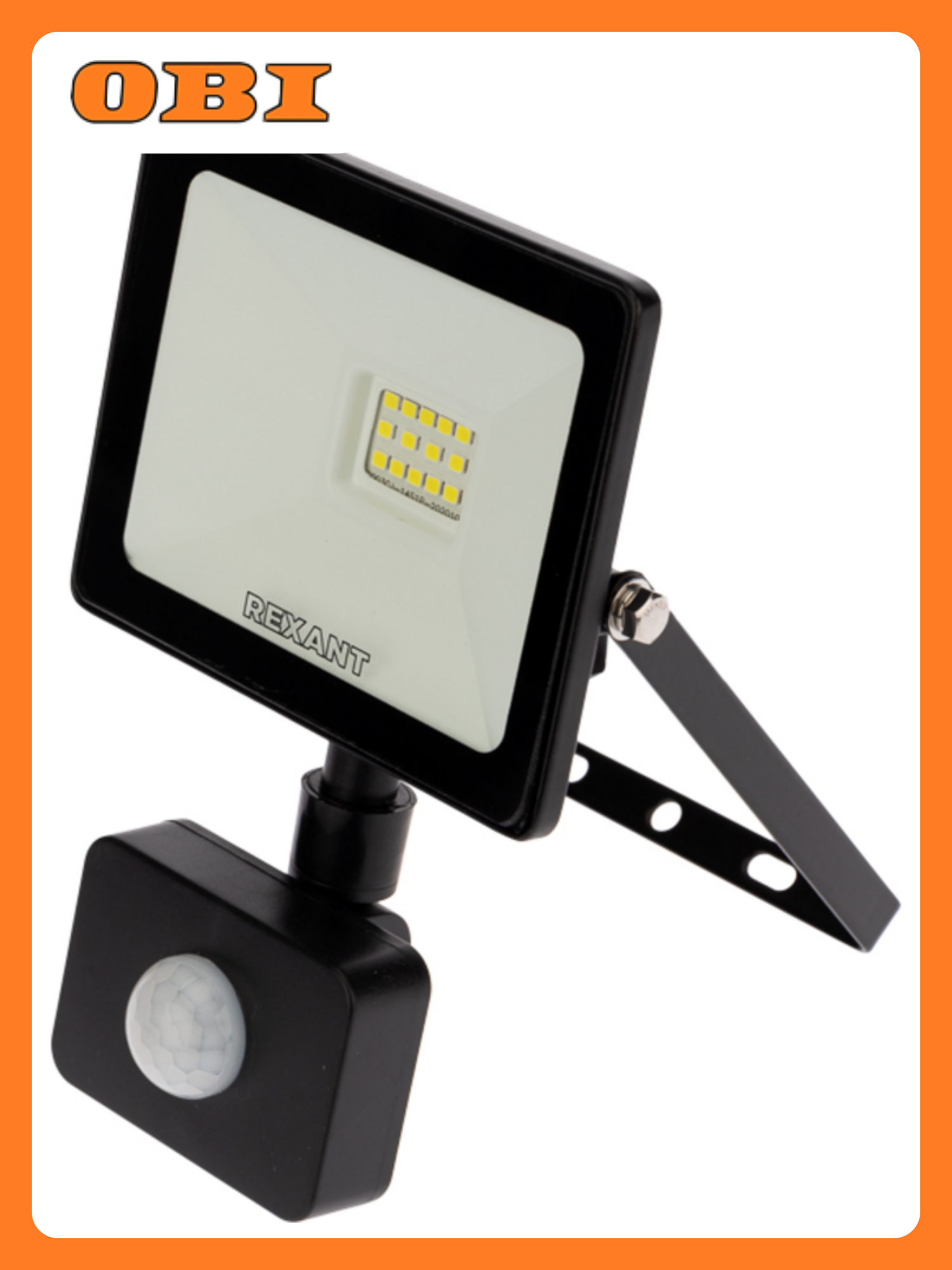 Прожектор Rexant, LED, 20W, датчик движения, IP44, холодный белый свет