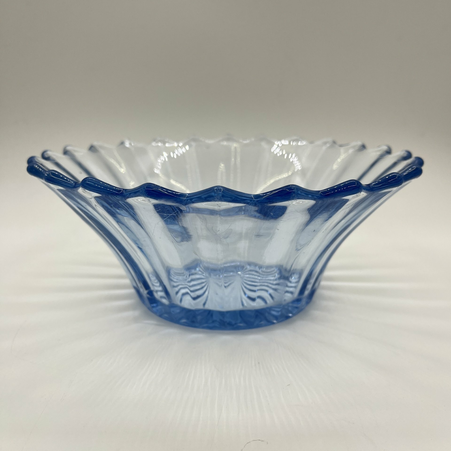 Салатник (конфетница), цветное стекло, СССР, 1970-1990 гг.