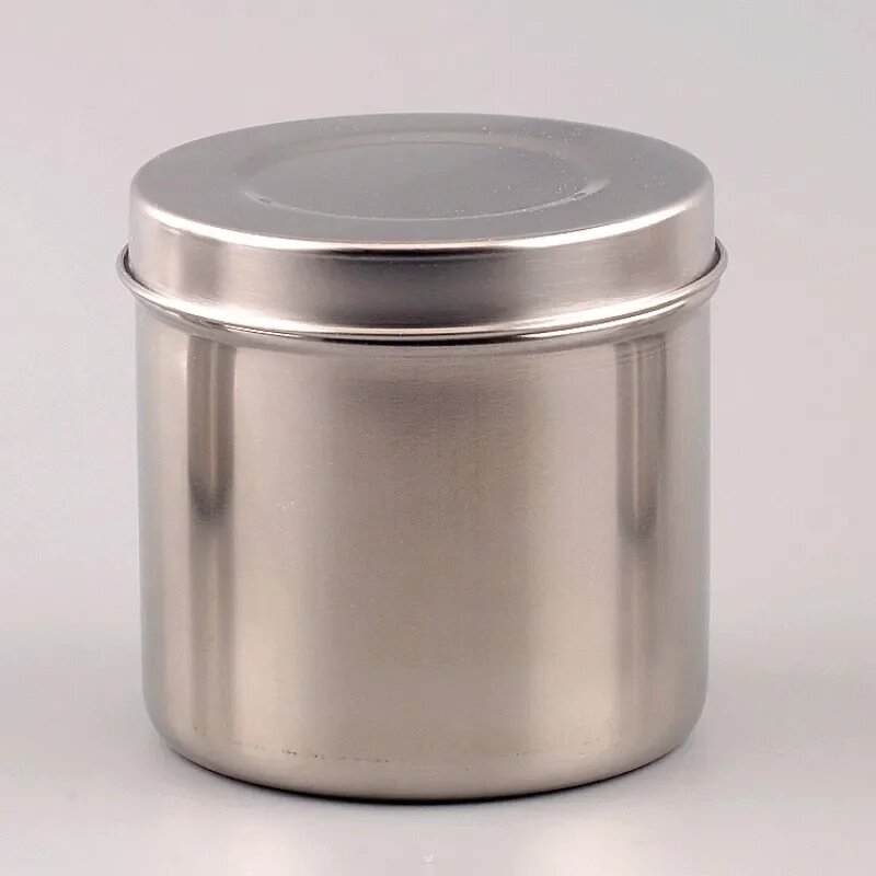 Контейнер для тату медицинский из нержавеющей стали спиртовой раствор йода для дезинфекции хлопка, 1 шт.