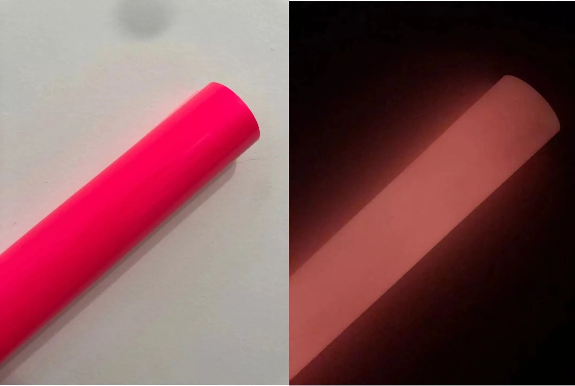 Светящийся термотрансферный винил WXPYU Розовый, 30.5x100cm, 9 Neon Pink(Light)