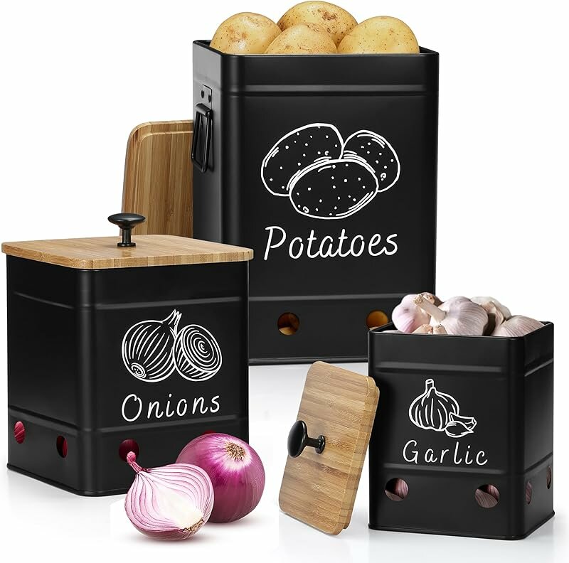 Контейнер для хранения овощей на кухне