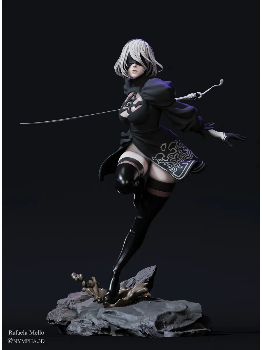 Коллекционная фигурка Nympha - 2B Nier Automata 20 см