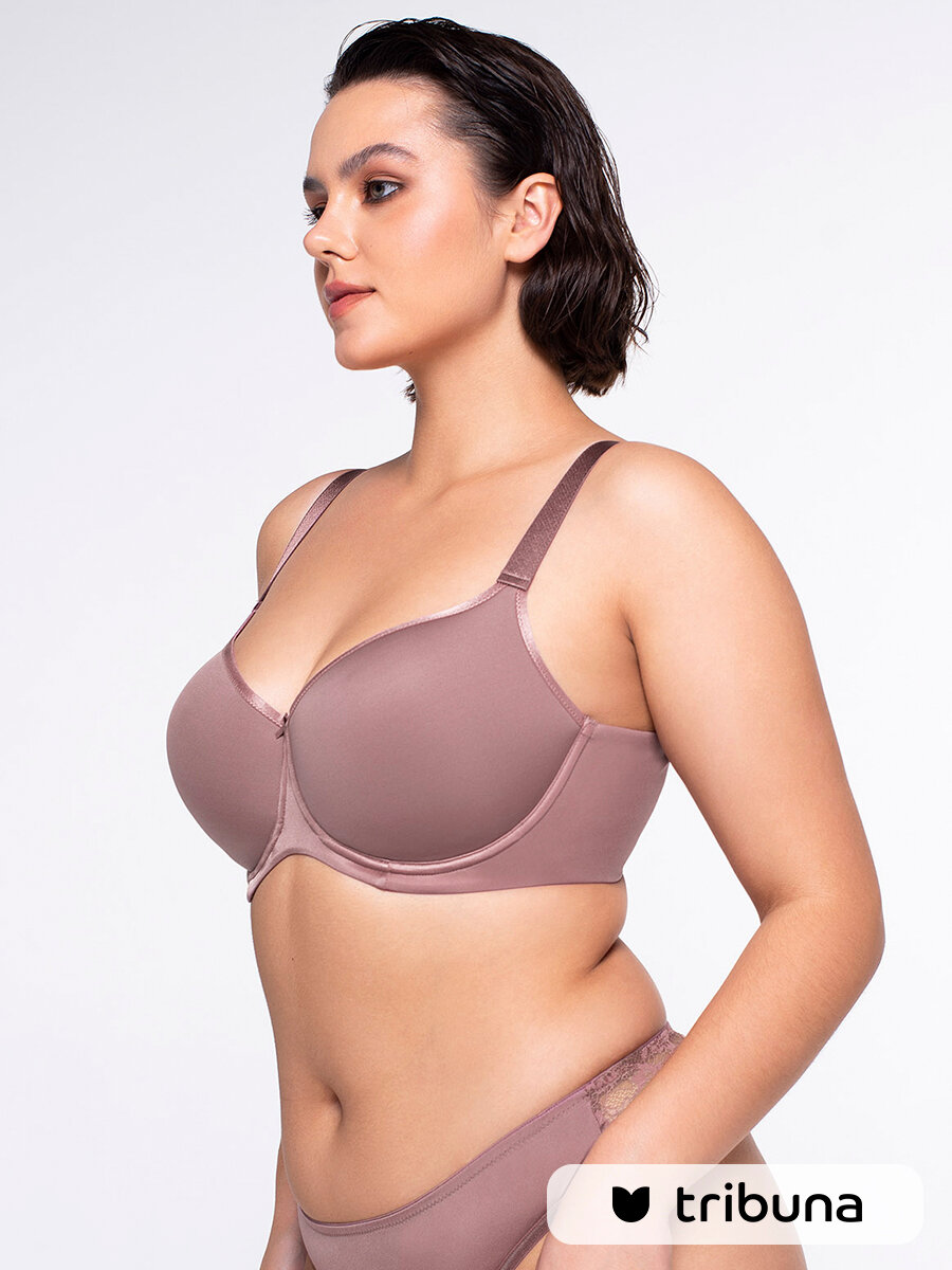 Бюстгальтер формованная чашка спейсер тонкий поролон