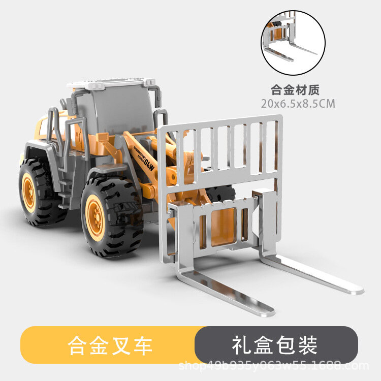 Ударопрочный дорожный каток из алюминиевого сплава, игрушечный автомобиль для мальчиков, грунтоуплотнитель, строительная техника, детская модель дорожного катка, 3-4 года