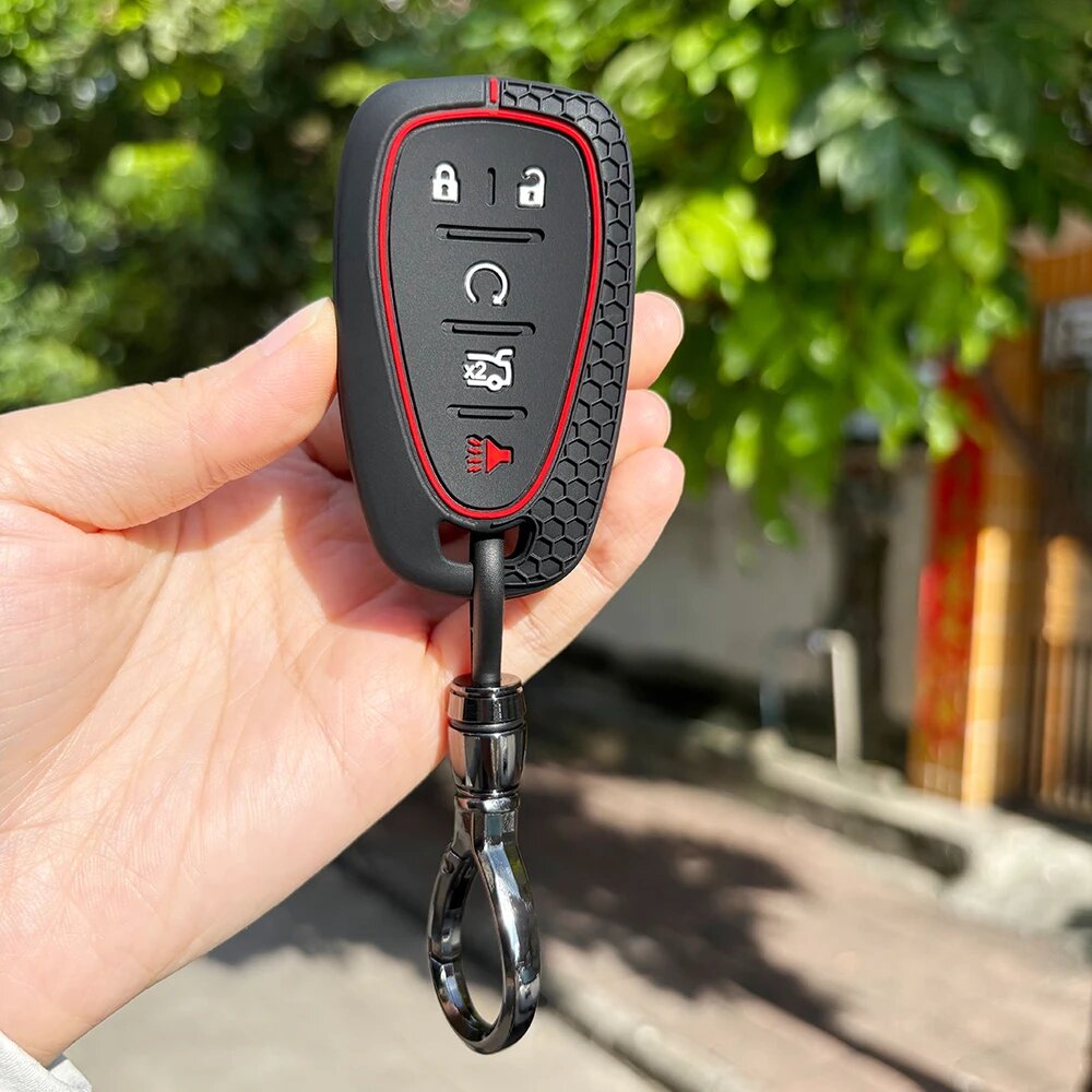 Силиконовый чехол для автомобильного ключа для Chevrolet Cruze Malibu Camaro Volt Equinox 2/3/4/5/кнопочный чехол для ключей с брелоком, аксессуары для дистанционного управления