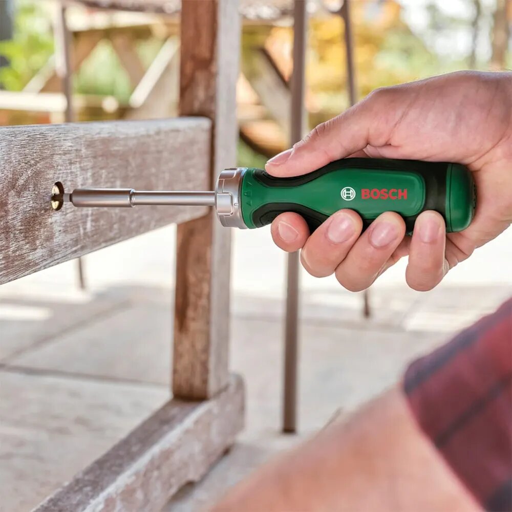 Набор отверток с трещоткой BOSCH, 12 предметов. 1600A027PP