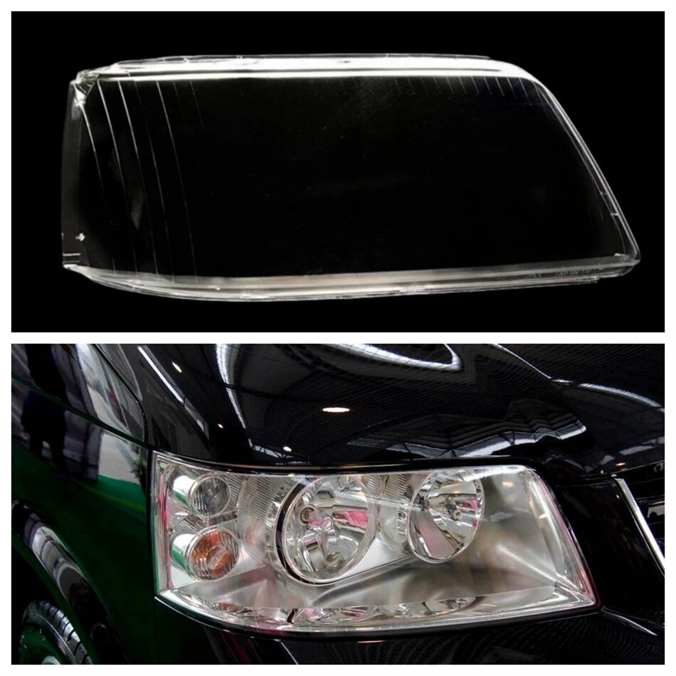 Стекло фары правое для VW Multivan T5 2003-2009, Color: Right
