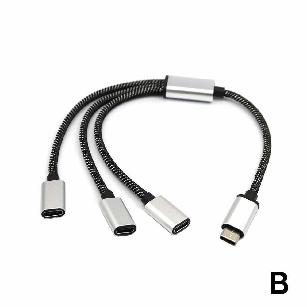 Разветвитель USB C папа на двойной разъем USB C мама для игрового контроллера типа C T5EE