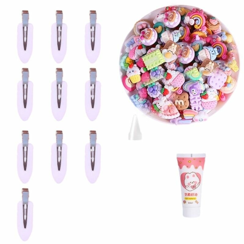 Набор для создания заколок своими руками, - пробный набор из 21 части