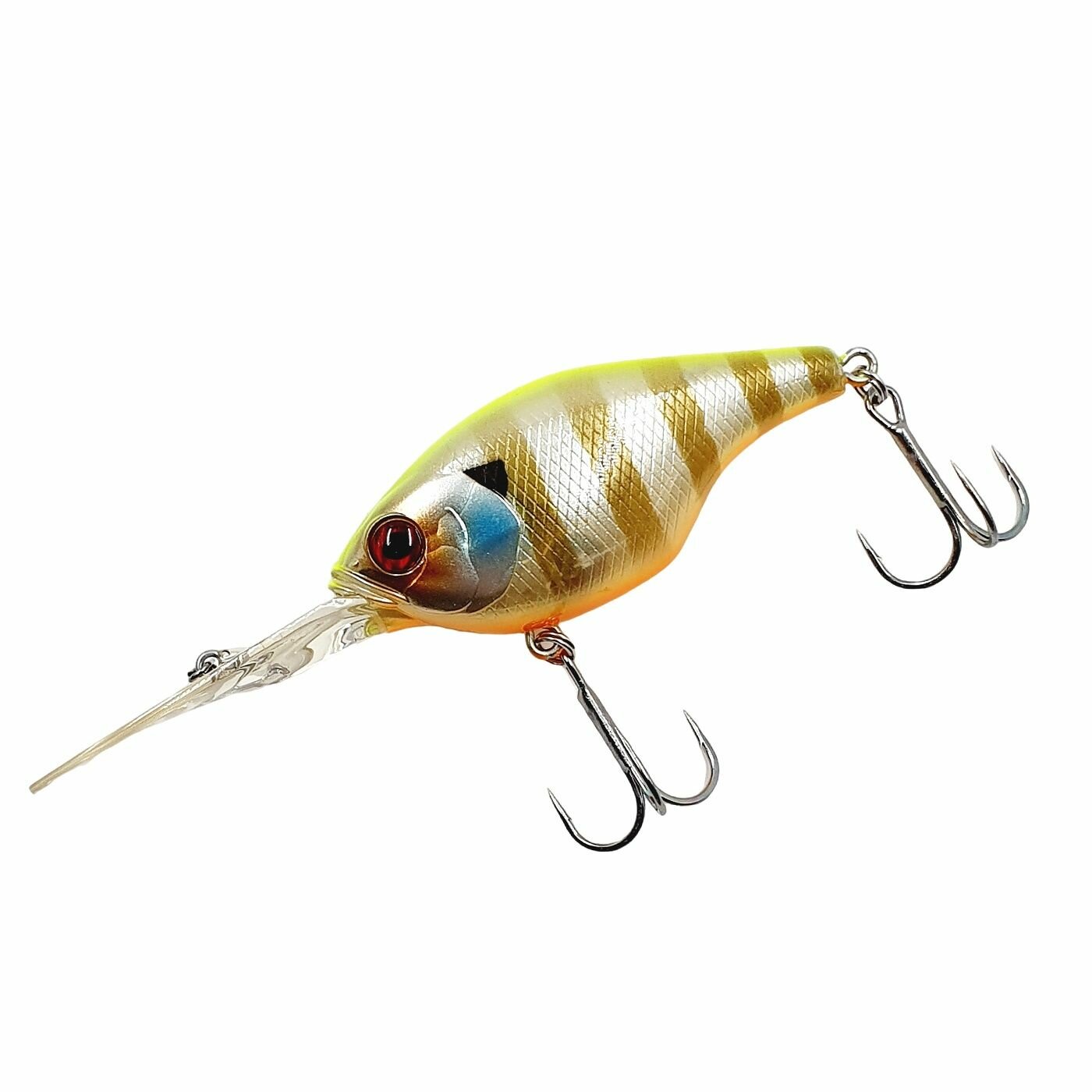 Японский воблер на щуку Jackall Gillcra 60, 12.2 г, Chartreuse Back Bluegill / Уловистый воблер крэнк / Приманки для ловли хищника