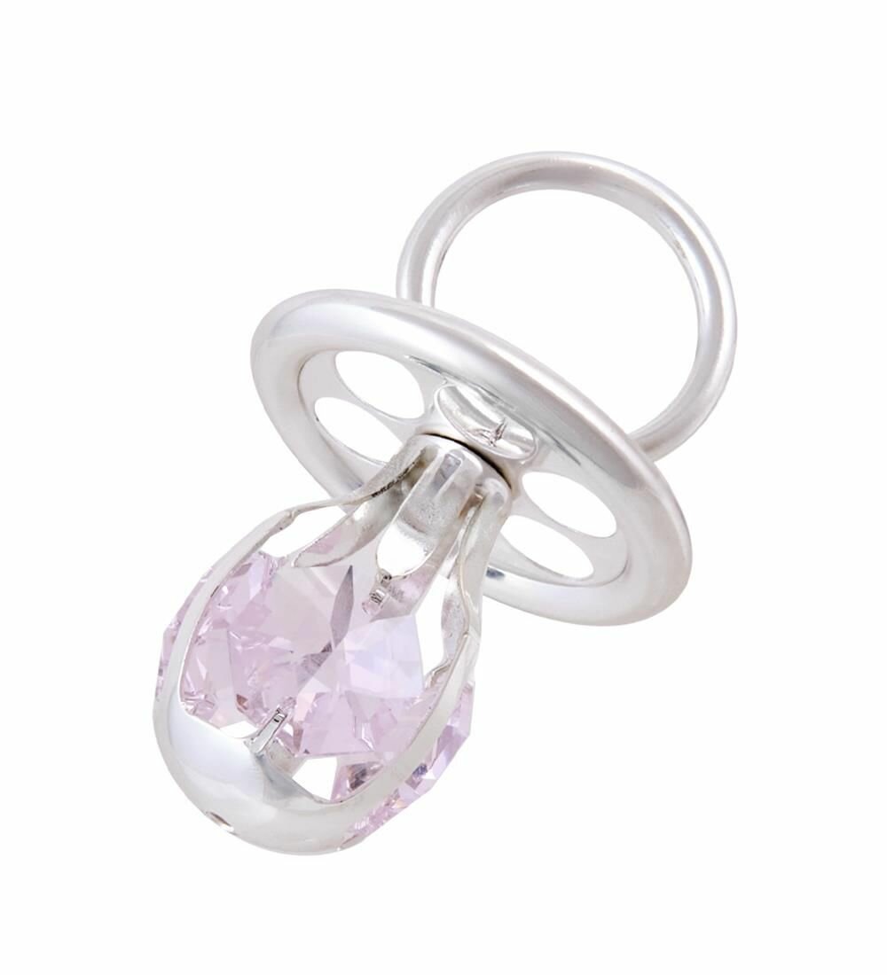 Фигурка Пустышка сереб. с цв. кр AR-1166/2 Crystal Temptations США Металл, кристалл