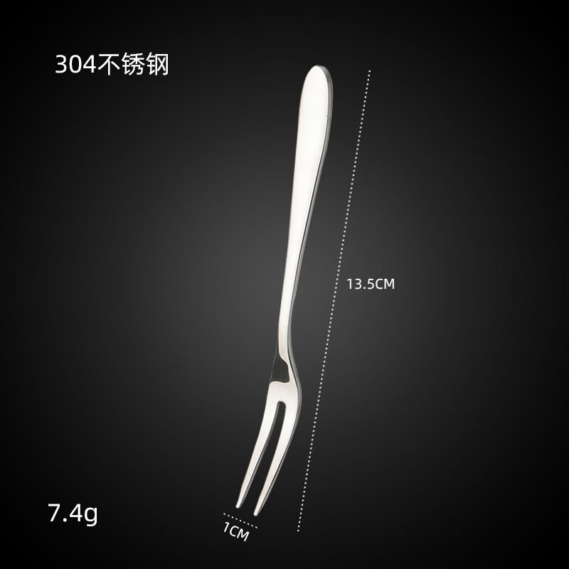 304 мини-вилка для фруктов Бытовая маленькая вилка из нержавеющей стали креативная Десертная Вилка Бытовая фруктовая