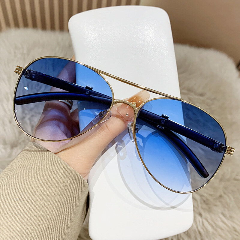 Style Очки солнца Чайный Двойная Пилот Мужской/9886