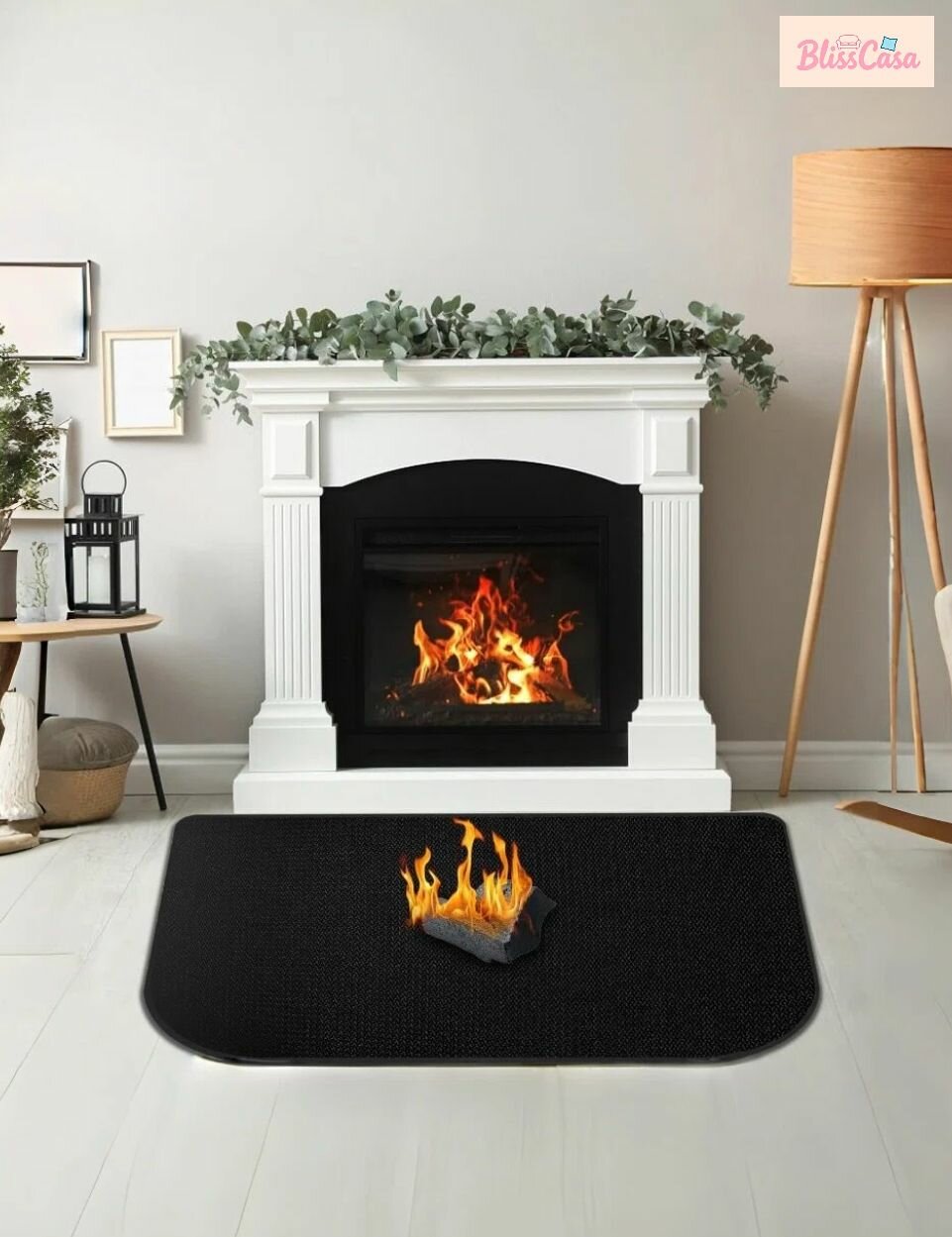 Силиконовый огнестойкий коврик для камина, пикника и барбекю на гриле, защитный коврик перед печкой, Подходит для помещений и сада