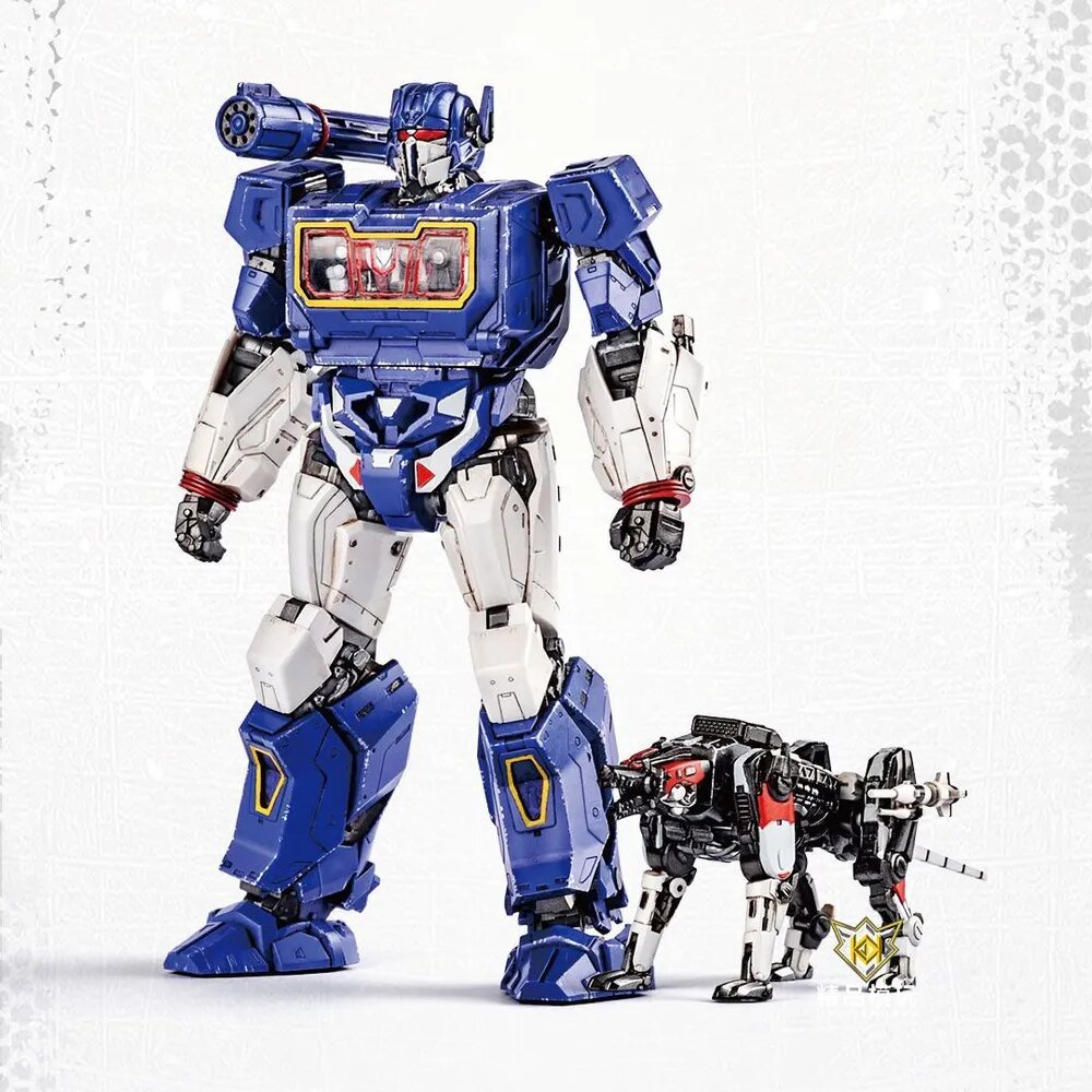 Трансформер Transformers Сборка моделей Soundwave 11см, ABS пластик, голубой