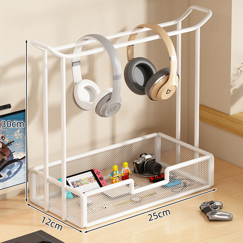Подставка для наушников, креативный держатель для AirPods Max, настольный крючок для игровой гарнитуры, металлическая стойка для хранения
