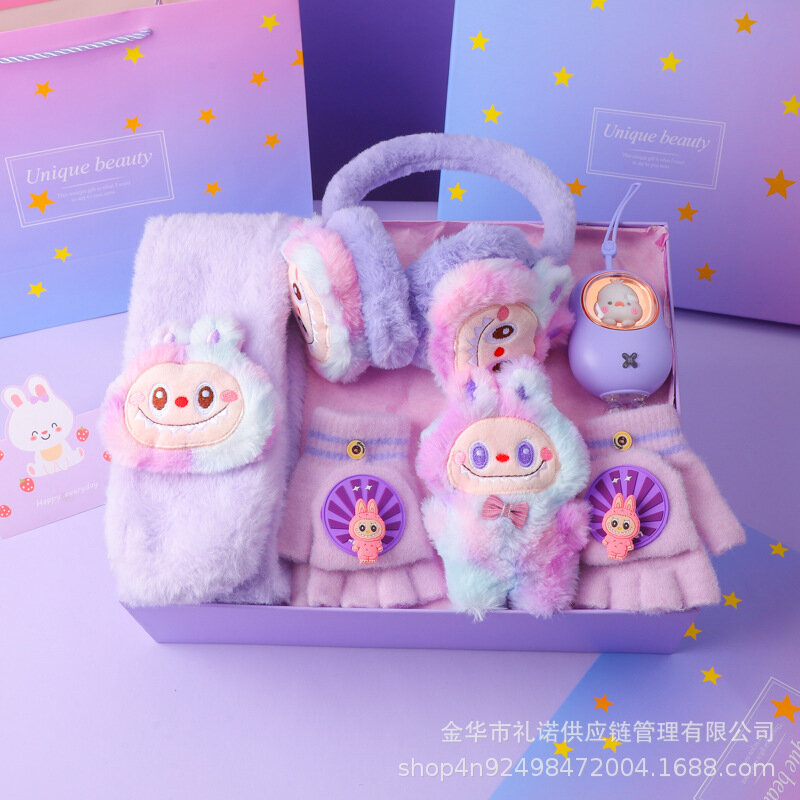 Подарок на день рождения для девочки, игрушка из ткани, детский подарок для девочек 8-12 лет, практичный набор из 6 шарфов в коробке