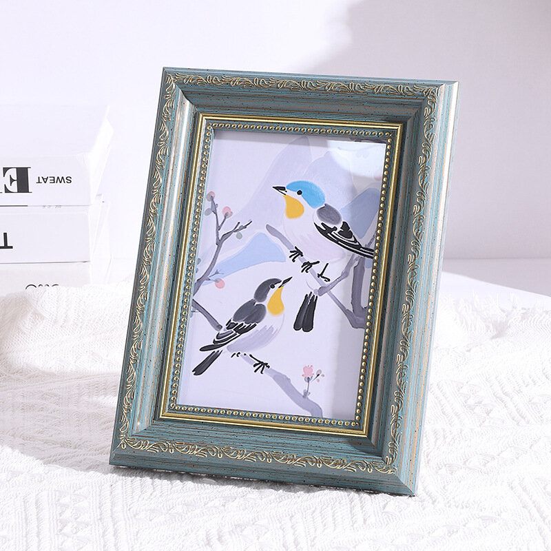 Креативная американская ретро рамка для фото, подставка для отображения, рамка для свадебных фото 6inch 7inch 8inch 10inch года, настенная рамка, пустая рамка для крепления