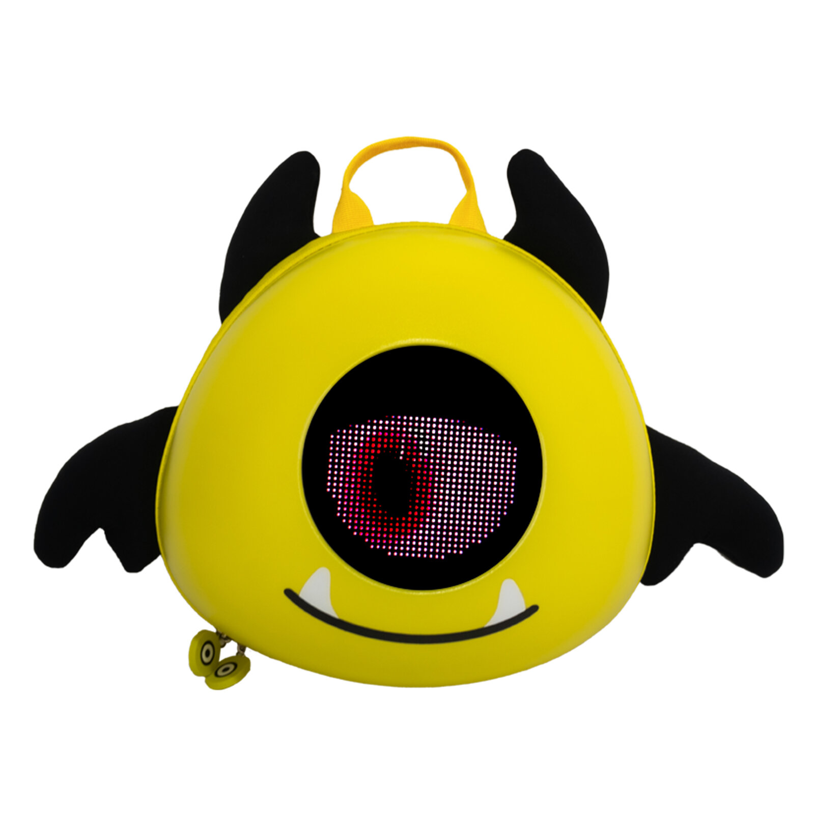 Рюкзак со светодиодной подсветкой, управляемый через приложение, для езды на велосипеде, походов и путешествий, симпатичный, легкий, для девочек и детей, желтый.