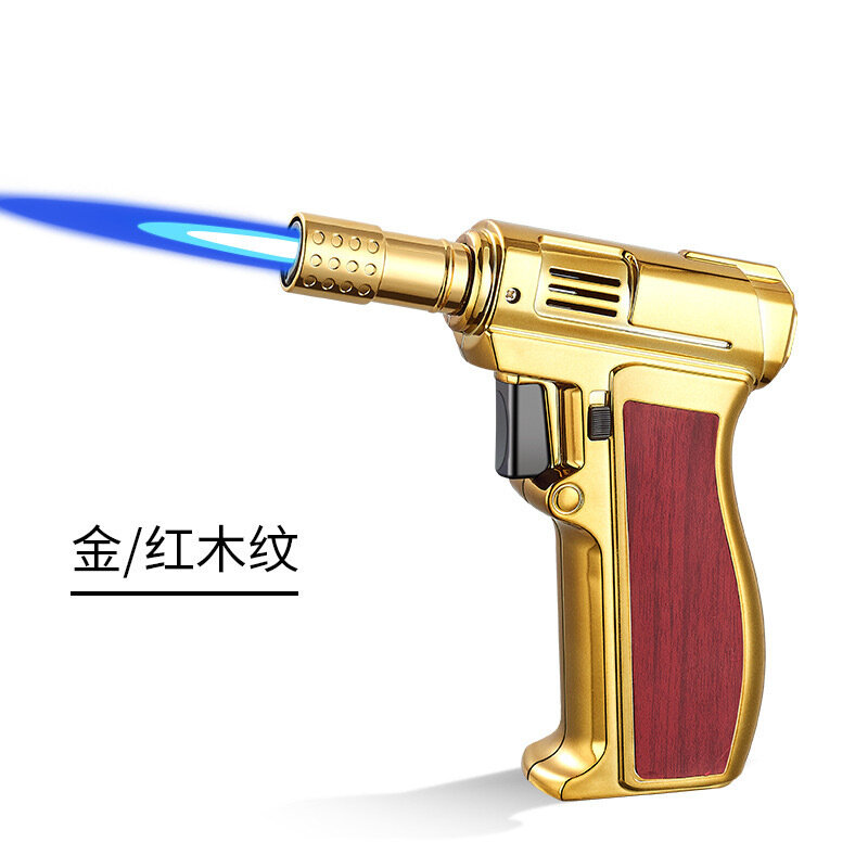 Кросс-бордерный мощный ручной надувной сварочный горелка с фиксацией пламени, перевернутым воспламенителем, многофункциональная высокотемпературная горелка