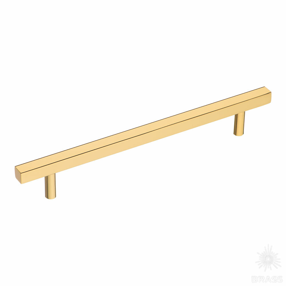 8807 0160 GL Ручка скоба модерн, глянцевое золото 160 мм