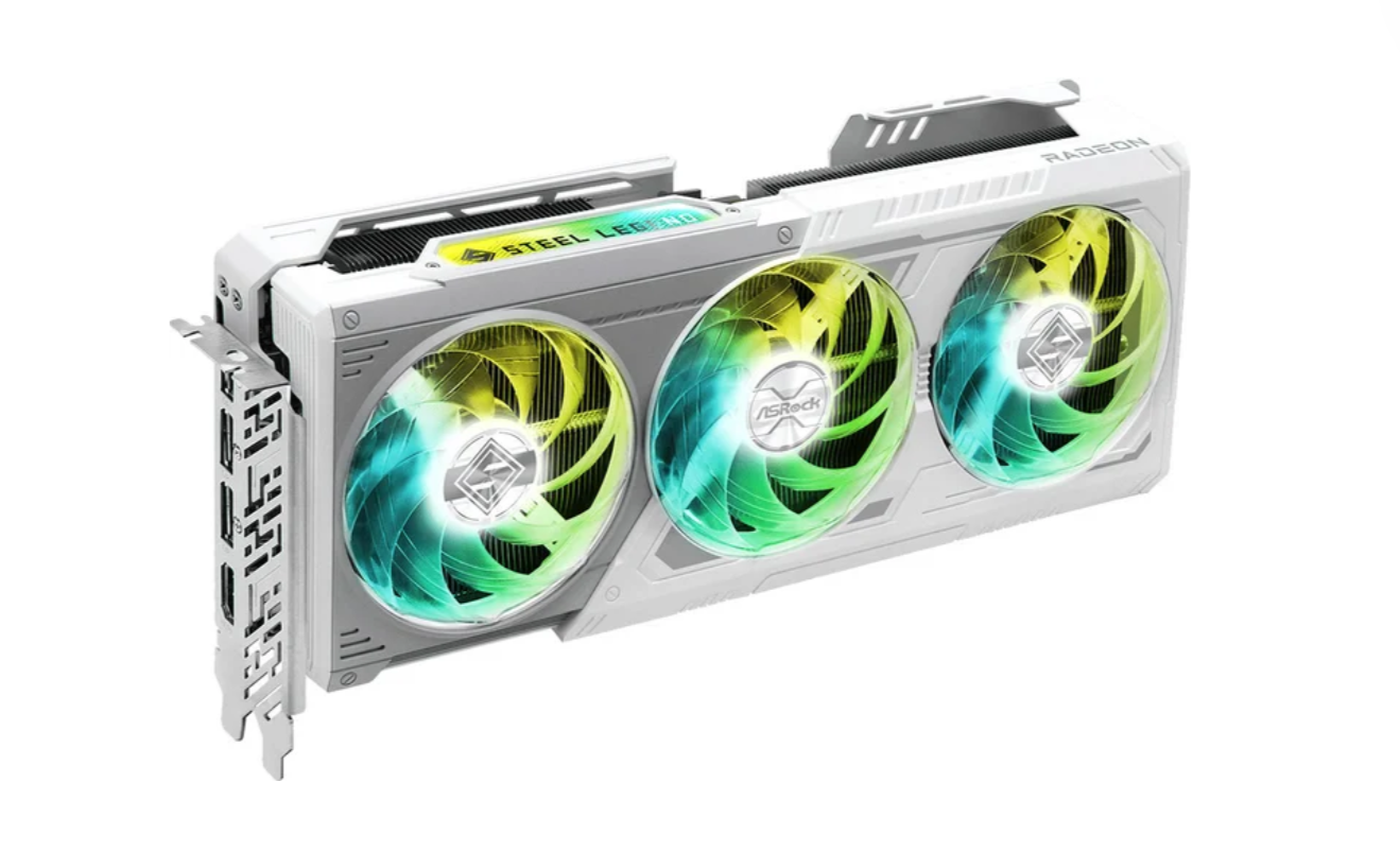 Видеокарта ASRock AMD Radeon RX 9070 Steel Legend 16GB OC RX9070 SL 16GO