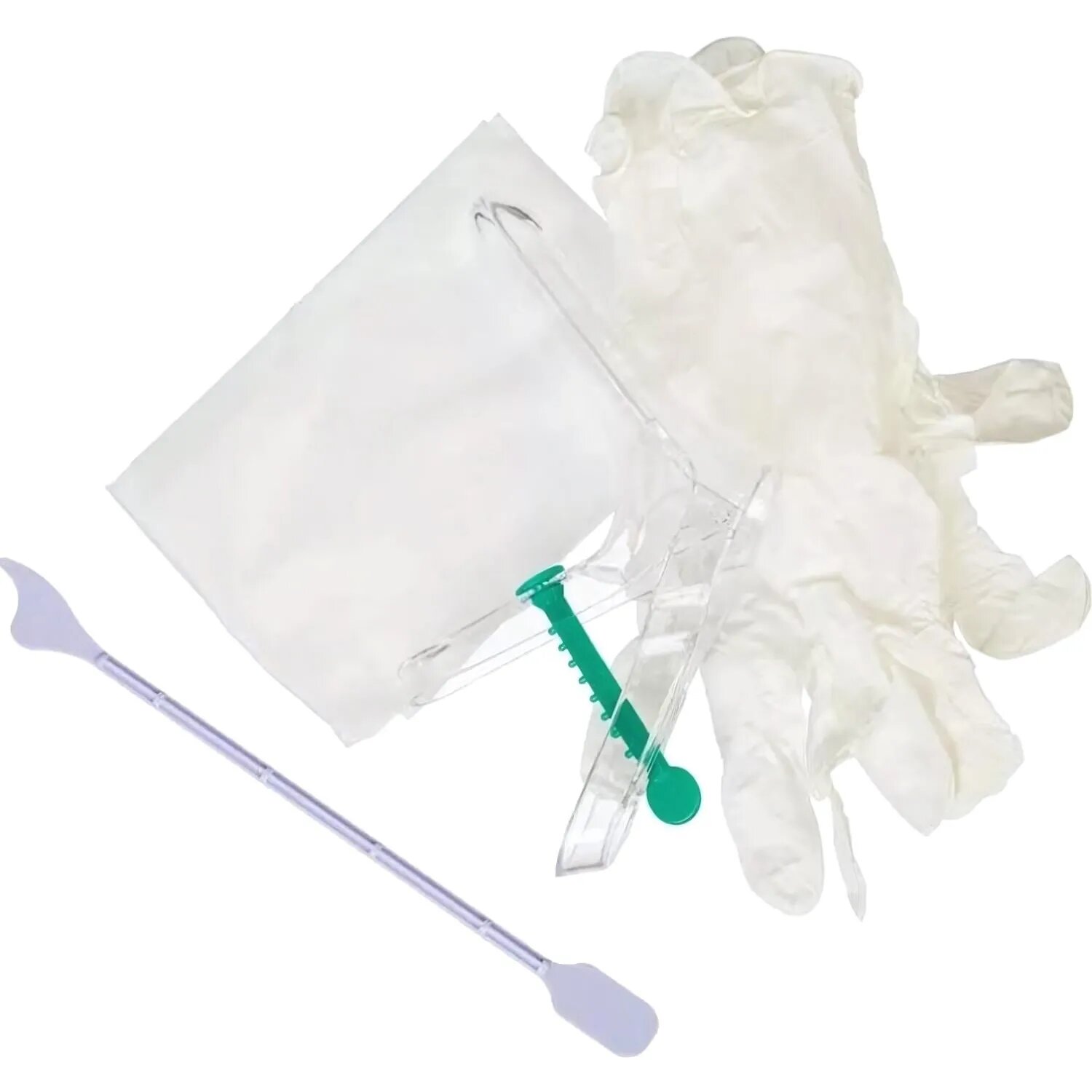 Набор гинекологический Фемина, р-р S, с шпателем 60наб. в уп.