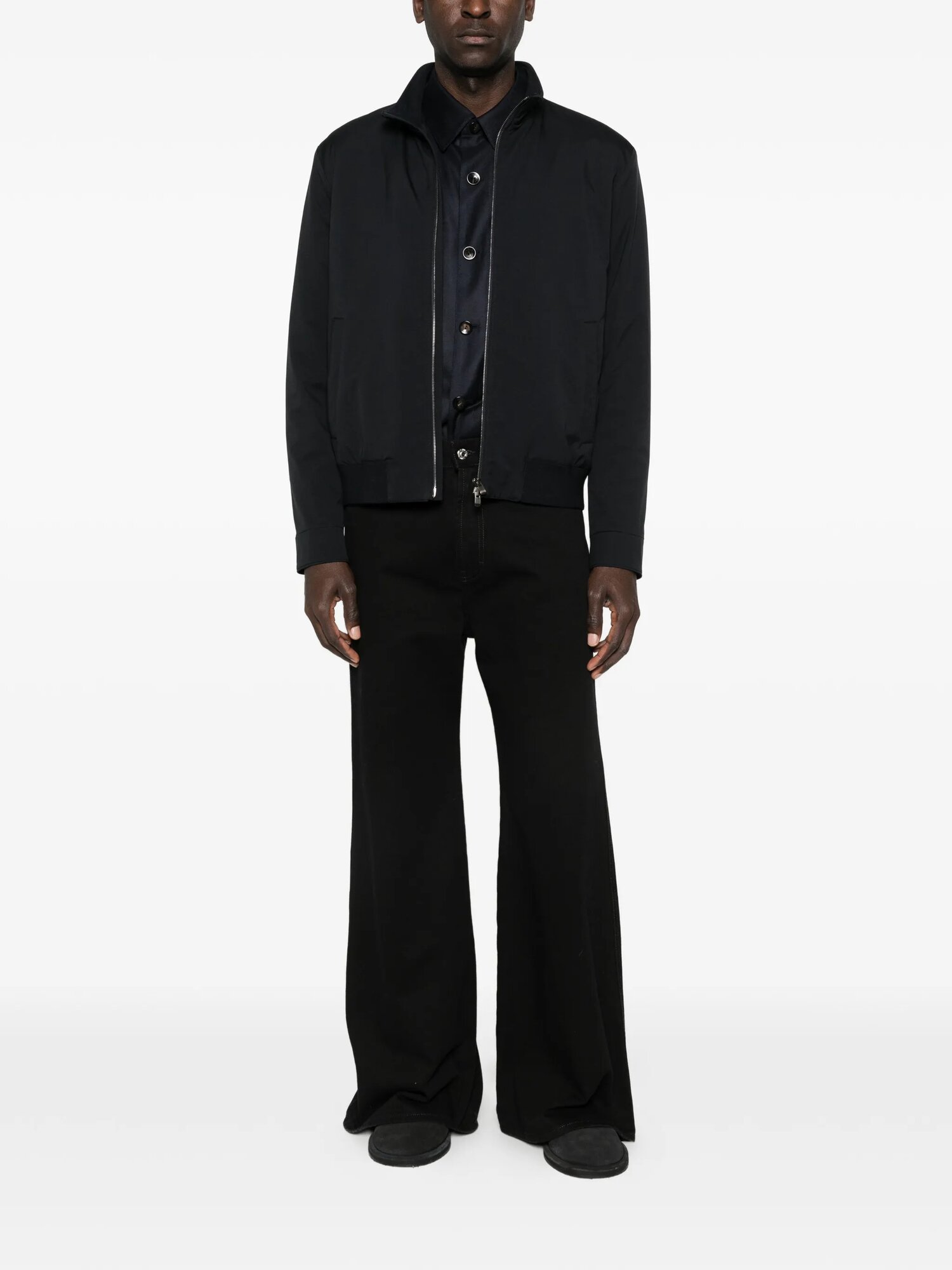 Куртка Agnona Zip jacket, размер 54, blue — фото 1